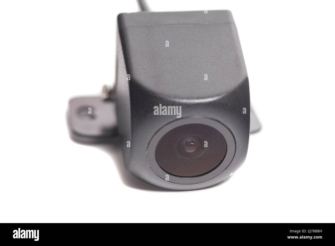 car rear view camera for parking assistance isolated on white ...