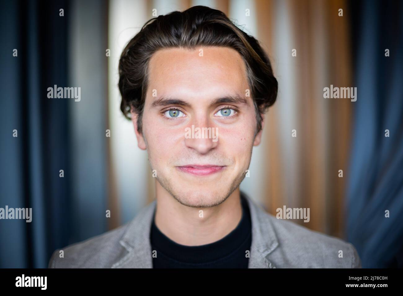 06 May 2022, Berlin: Ludwig Brix, actor, participates in the Green ...