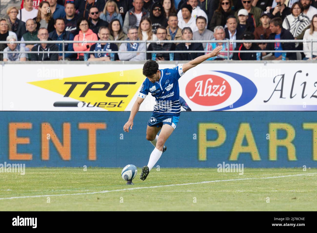 Christopher Hilsenbeck of Vannes during the French championship Pro D2 ...
