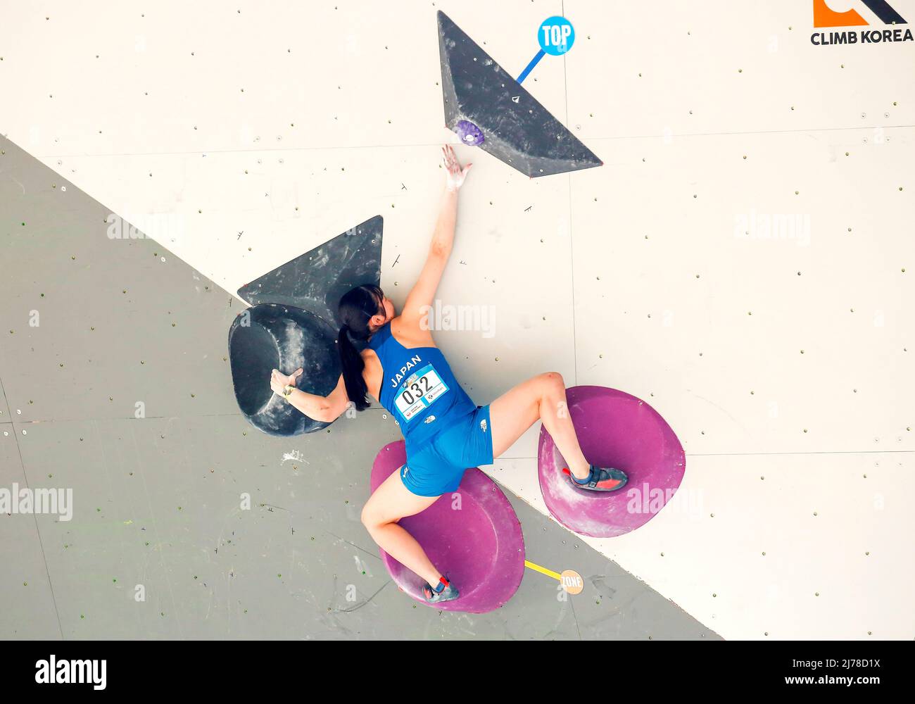 Mia Aoyagi (JPN), May 7, 2022 - Sport Climbing : Women's Boulder ...