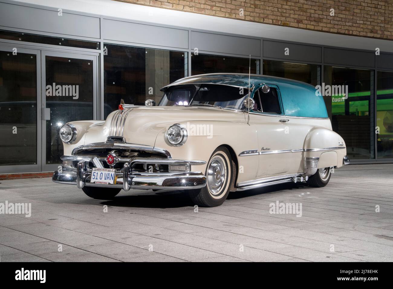 1961 Pontiac Delivery Sedan - classic American car based van Stock ...