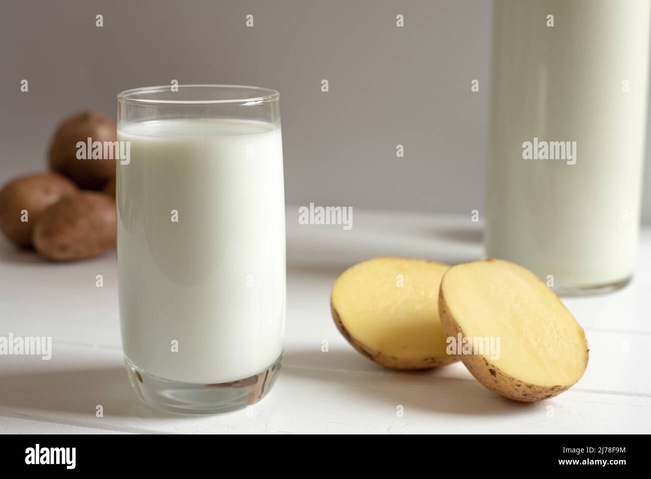Potato milk hi-res stock photography and images - Alamy
