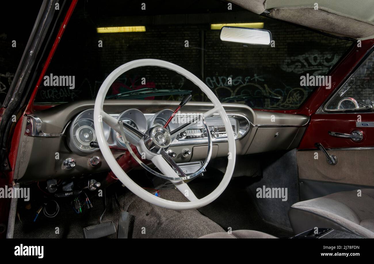 1963 Ford Fairlane coupe classic American car Stock Photo - Alamy