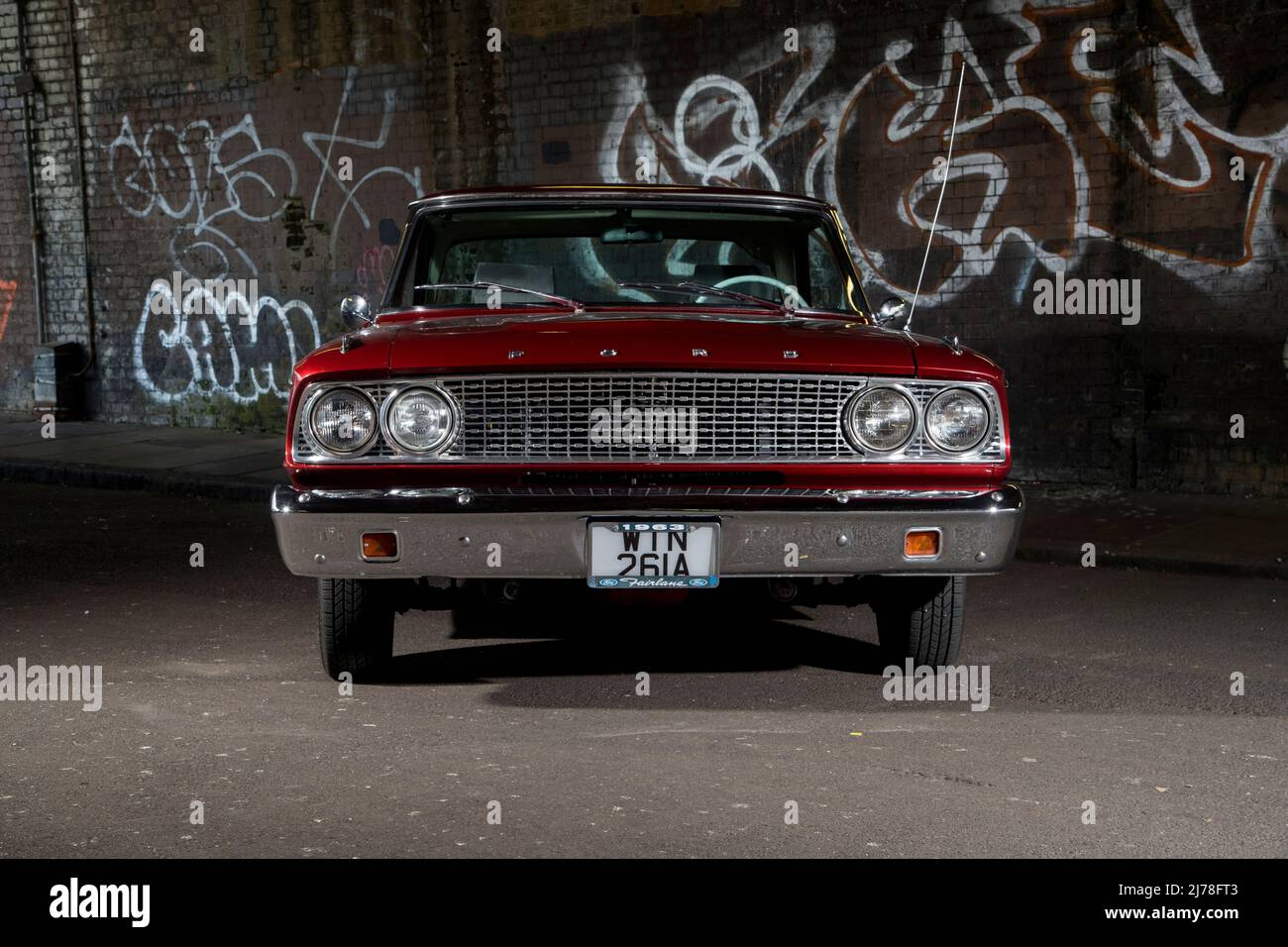 1963 Ford Fairlane coupe classic American car Stock Photo - Alamy