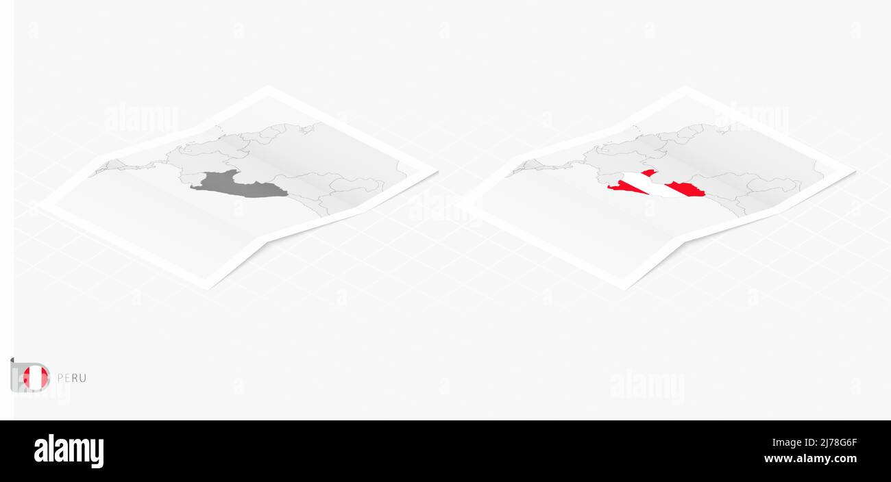 peru on a map with the equator