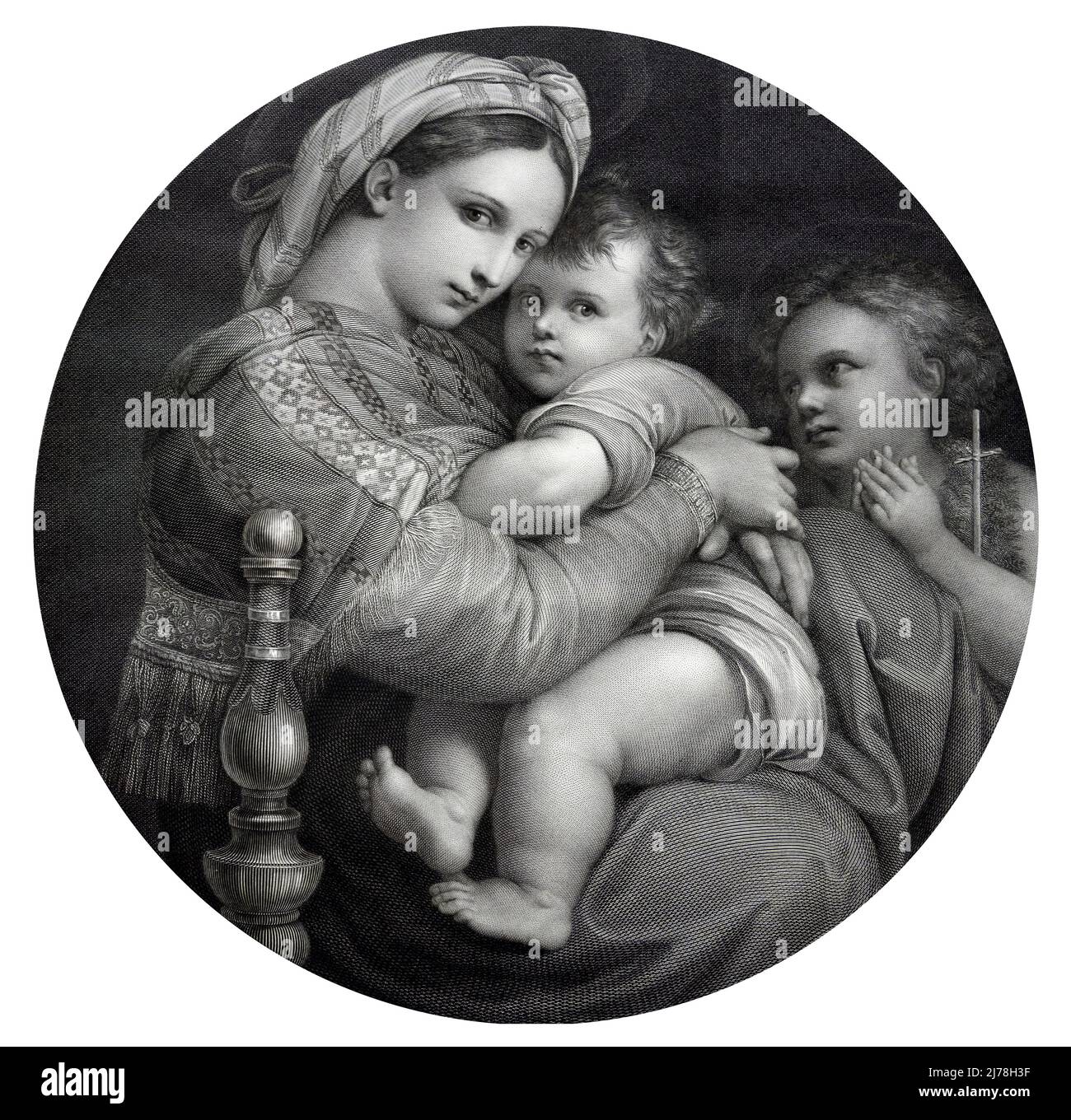 Madonna col Bambino e S. Giovannino ( Madonna della seggiola ) - dal ... Madonna col Bambino e S. Giovannino ( Madonna della seggiola ) - dal ...