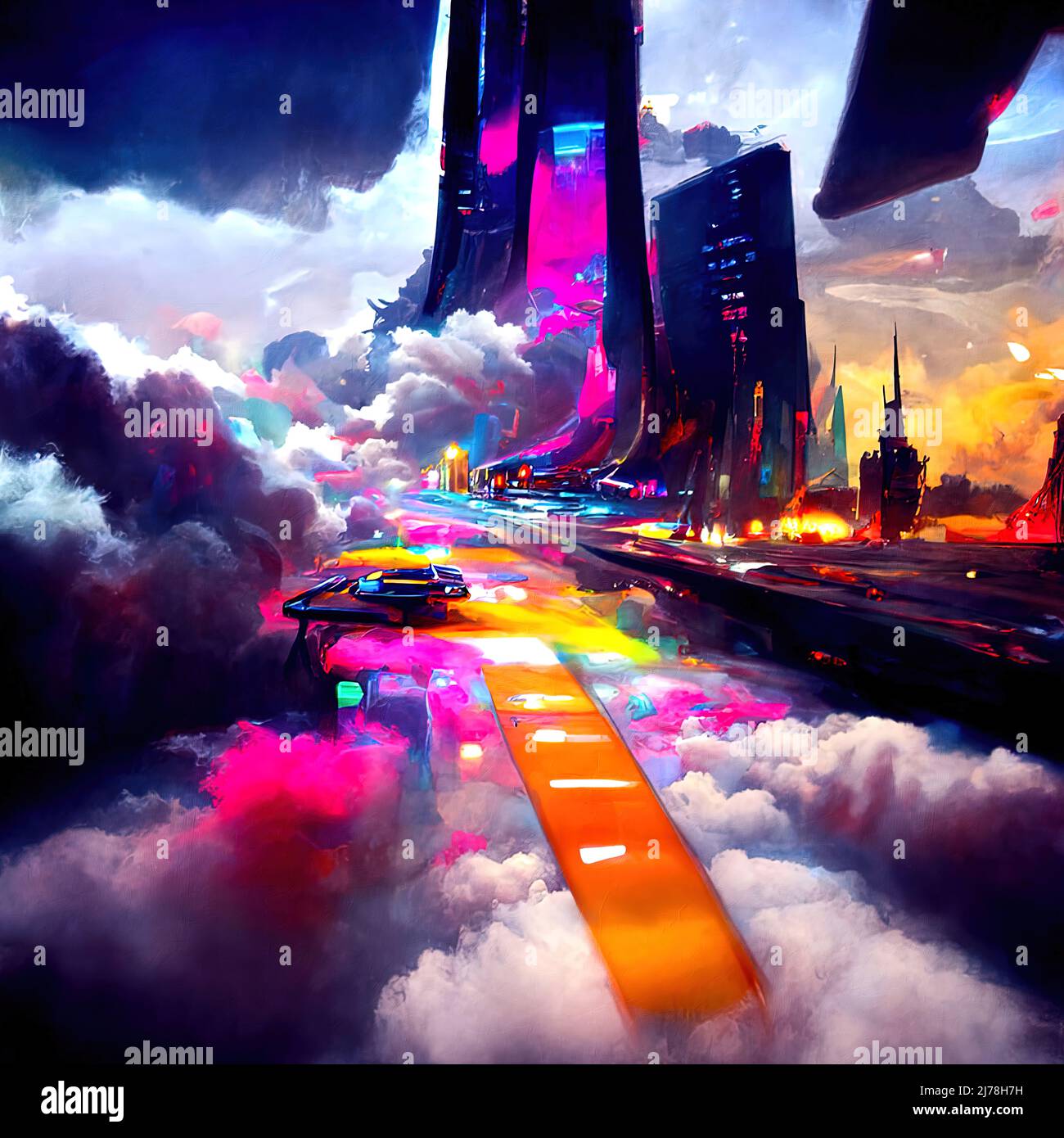 Welcome to Cloud City Stock Photo - Alamy