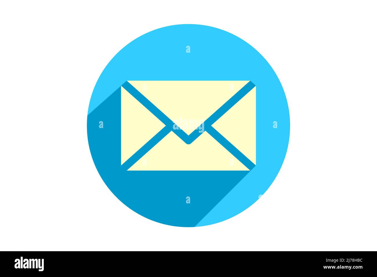 Mail icon vector sign. Letter envelope symbol. Message send to address ...