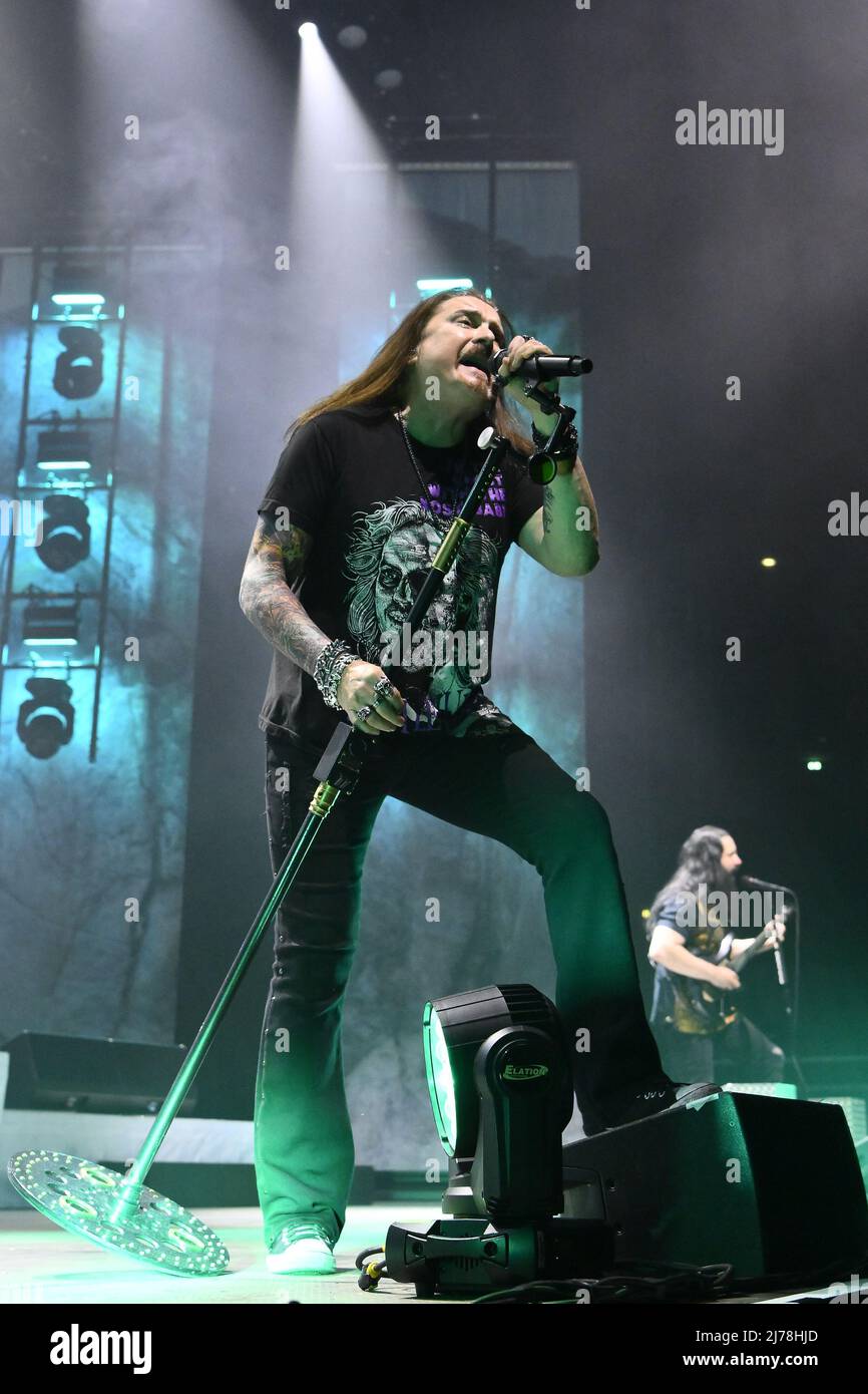 James LaBrie during the concert of The Dream Theater Top of The World ...