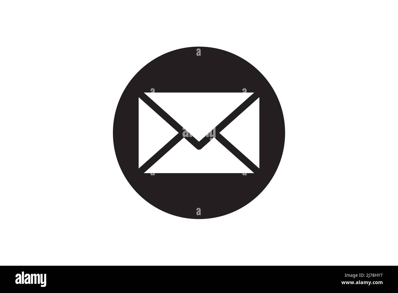 Mail icon vector sign. Letter envelope symbol. Message send to address ...