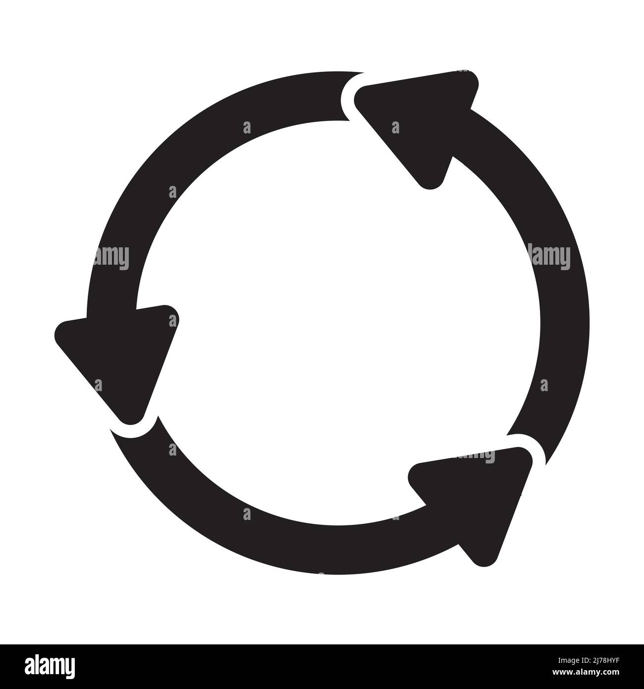 Rotate icon vector for graphic design, logo, website, social media, mobile app, UI illustration ...