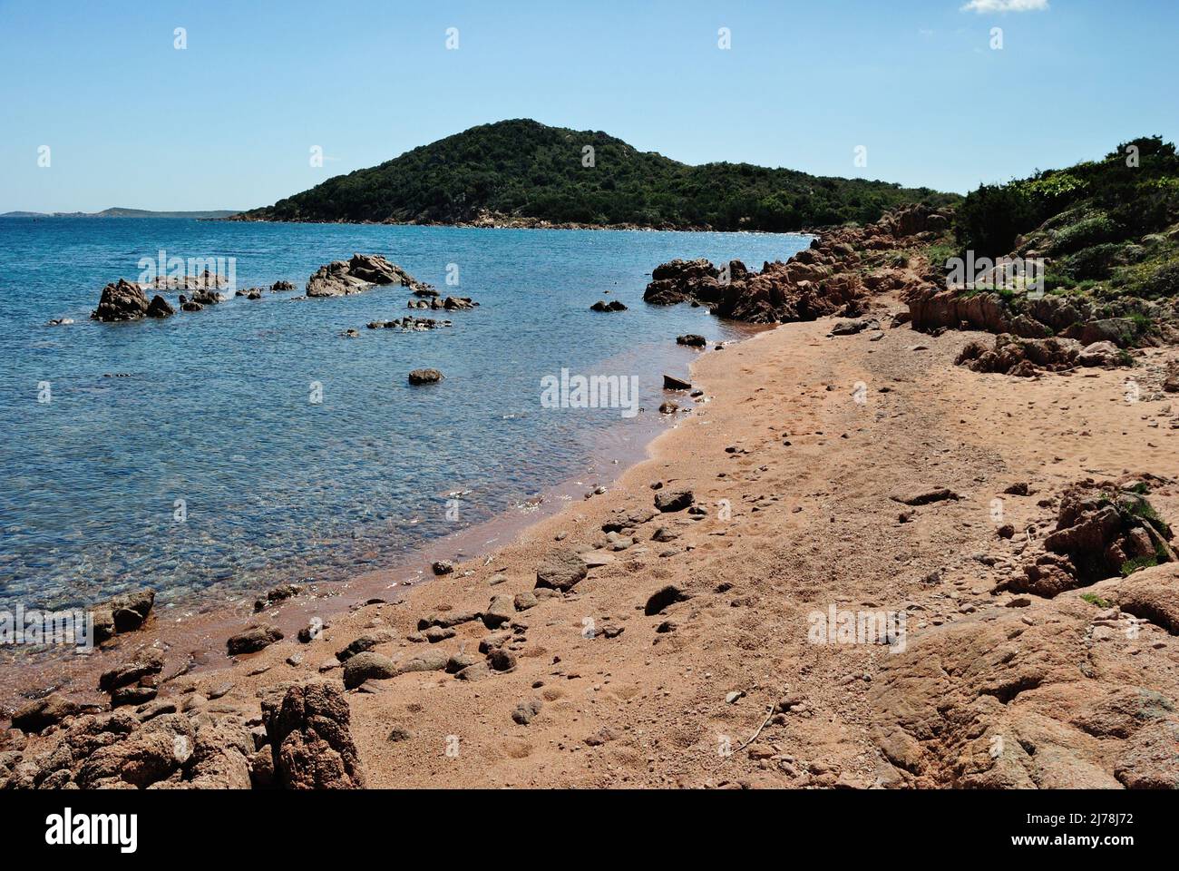 View of Liscia Ruja beach, Costa Smeralda Stock Photo - Alamy