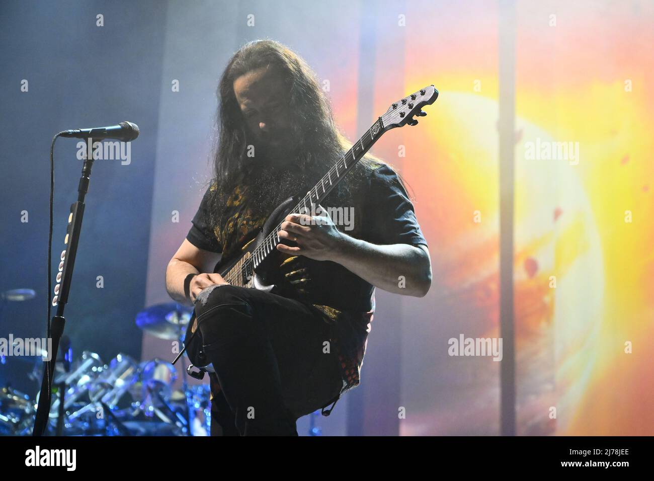 John Petrucci during the concert of The Dream Theater Top of The World ...