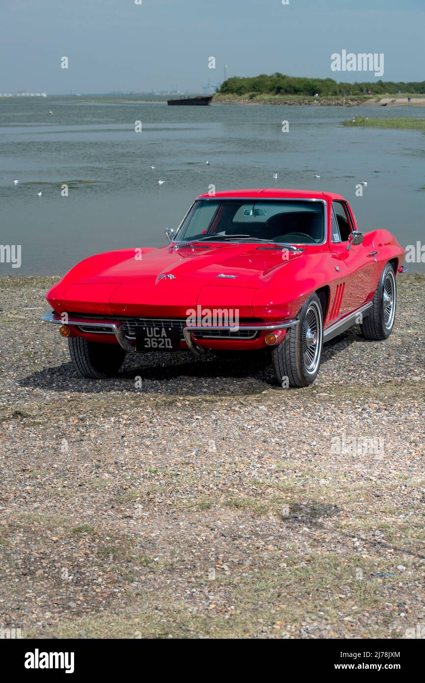 1966 Chevrolet Corvette Stingray C2 second generation classic American ...