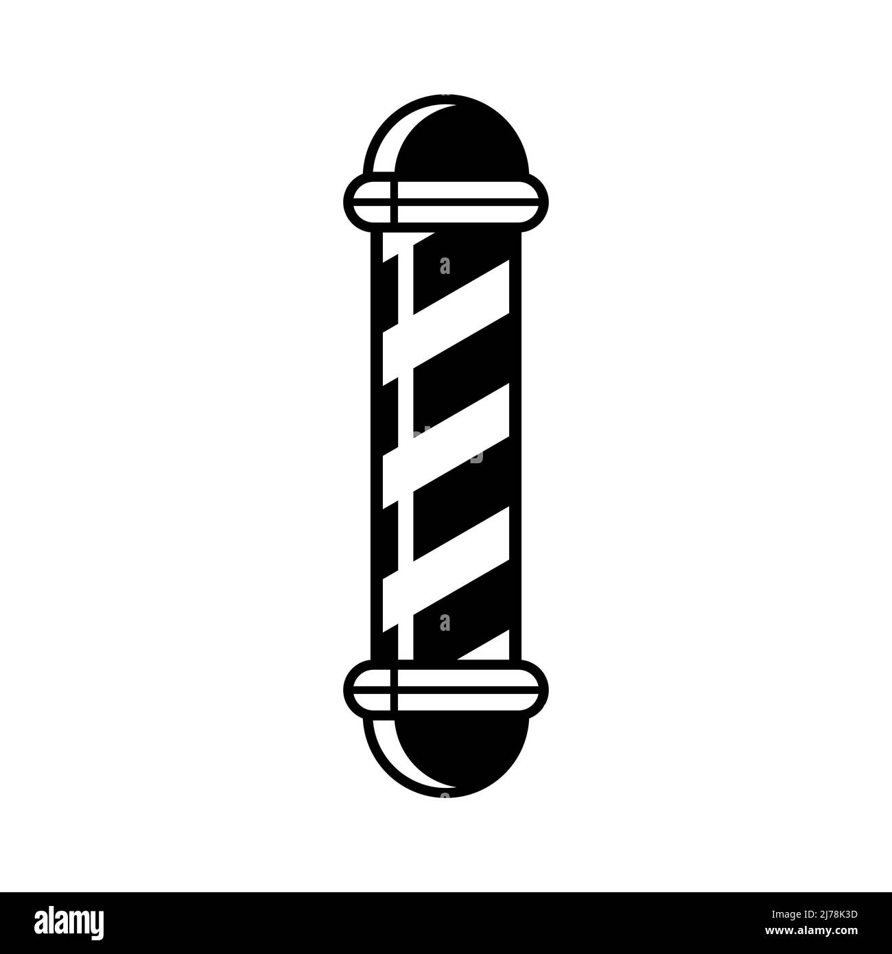Barber pole Black and White Stock Photos & Images - Alamy