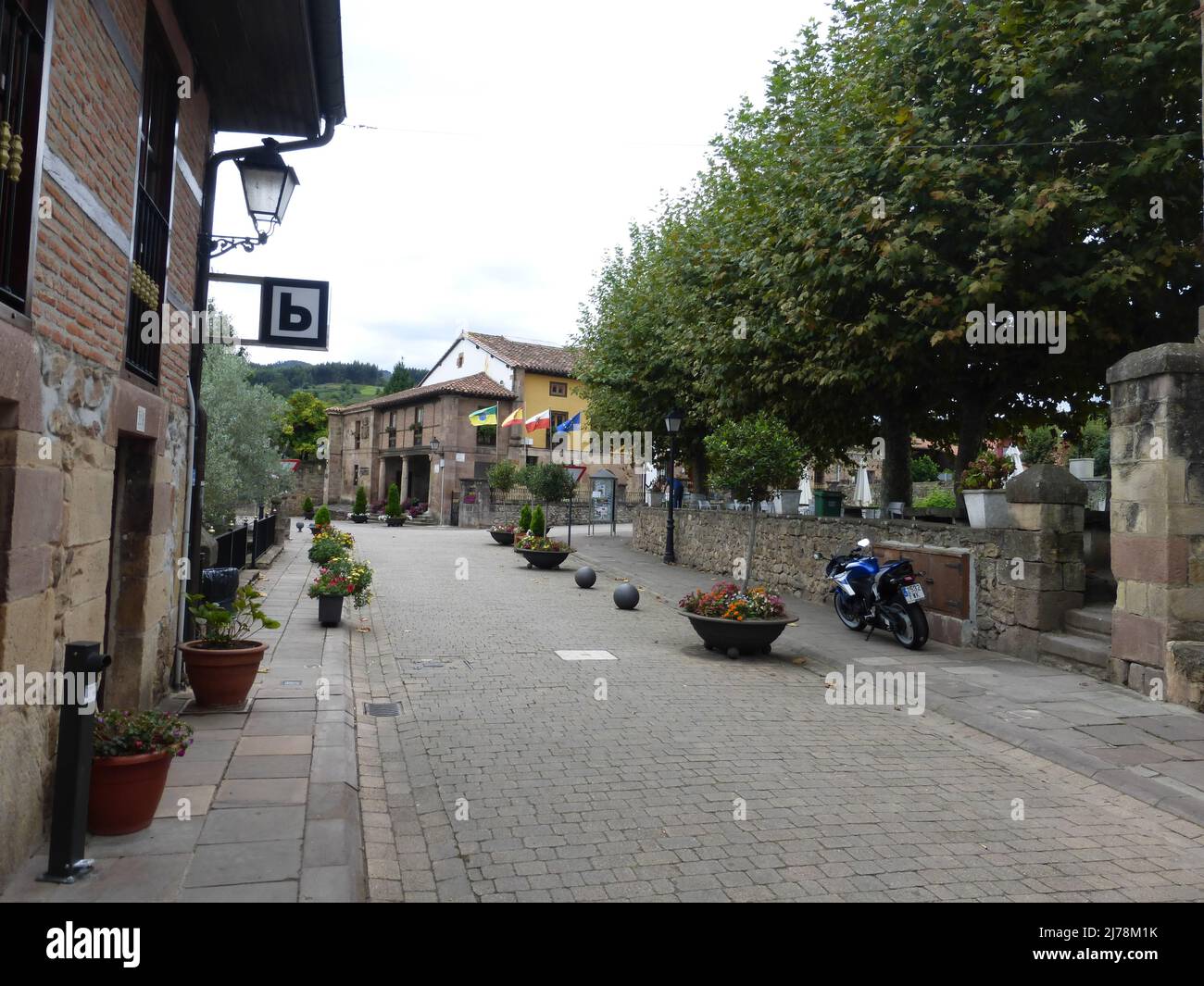 Cartes, a beautiful Cantabrian municipality with a beautiful cobbled ...