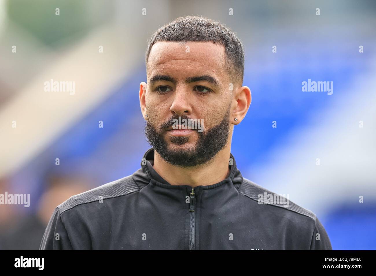 Kevin Stewart #6 of Blackpool arrives at The Weston Homes Stadium Stock ...