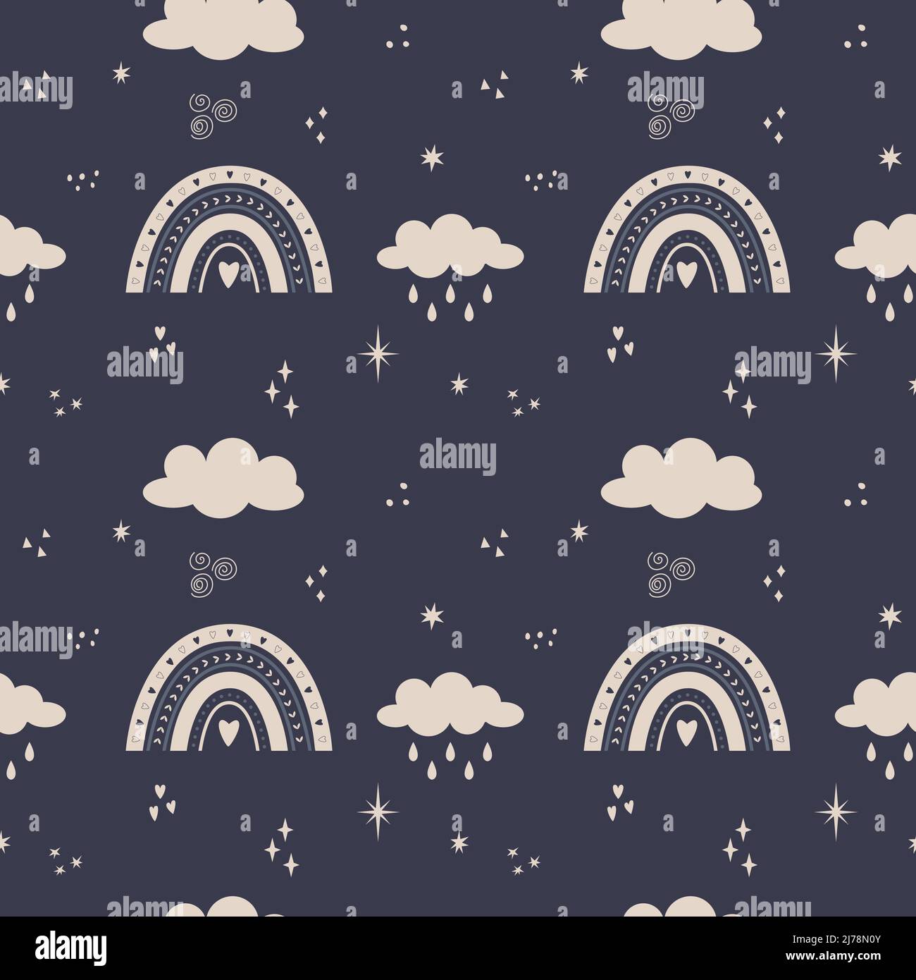 Endless clouds Stock Vector Images - Alamy