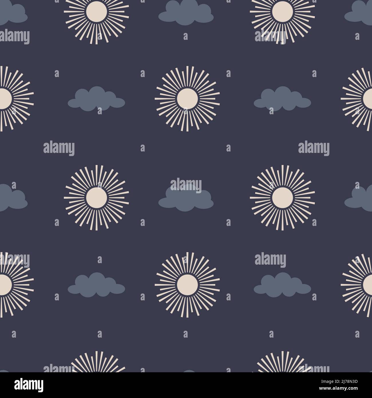 Celestial charcoal seamless fabric pattern Art & Collectibles Drawing ...