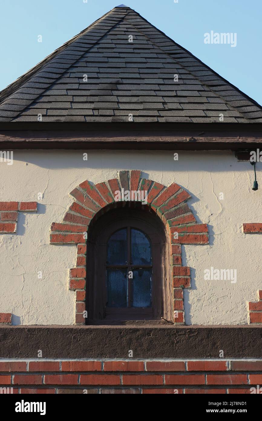 Rustic European Bavaria style brick and plaster cottage building Stock ...