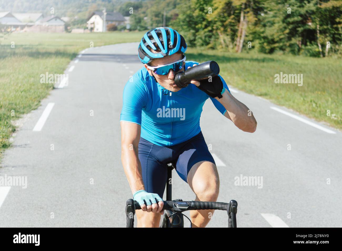 Man in race on bike hi-res stock photography and images - Alamy