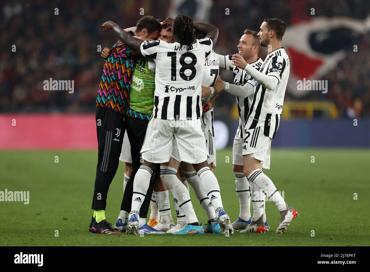 Luigi Ferraris stadium, Genova, Italy, May 06, 2022, Juventus FC ...