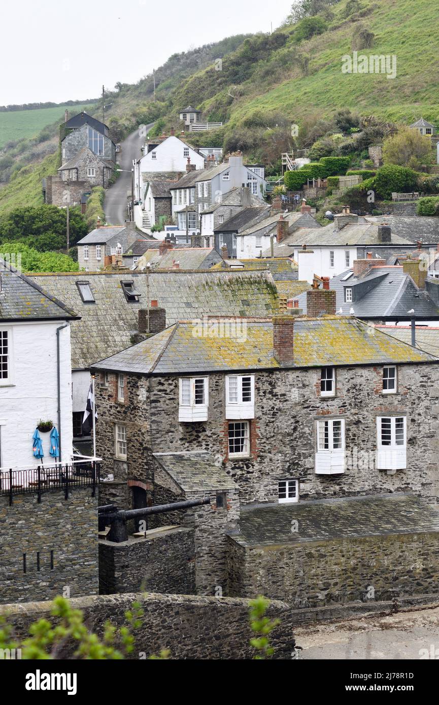 Port Issac Holiday Resort Cornwall England uk Stock Photo - Alamy