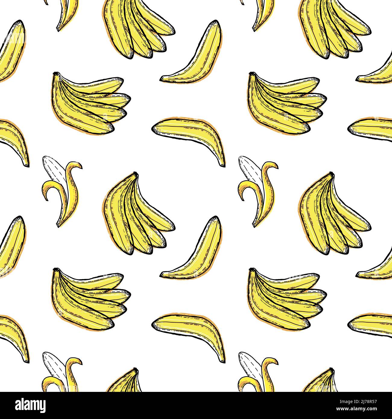 Banana peel in hand Stock Vector Images - Alamy
