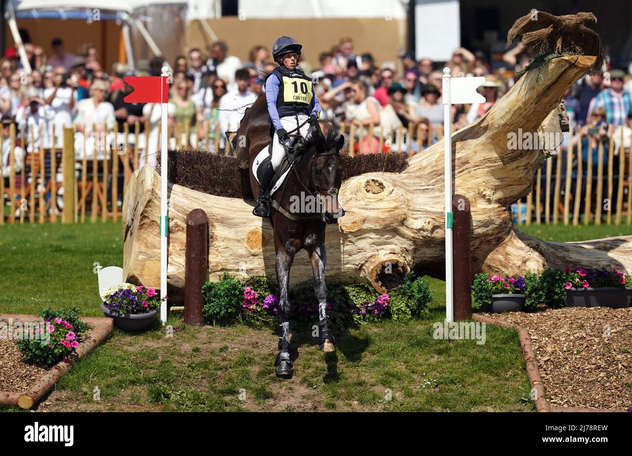 Allstar B and Rosalind Canter compete during the Cross Country on day ...