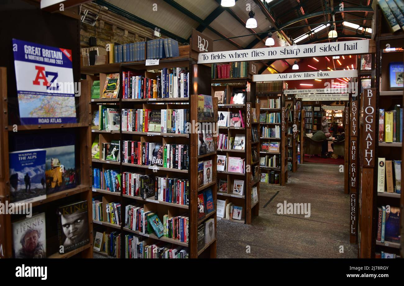 Barter books, Alnwick, Northumberland Stock Photo - Alamy