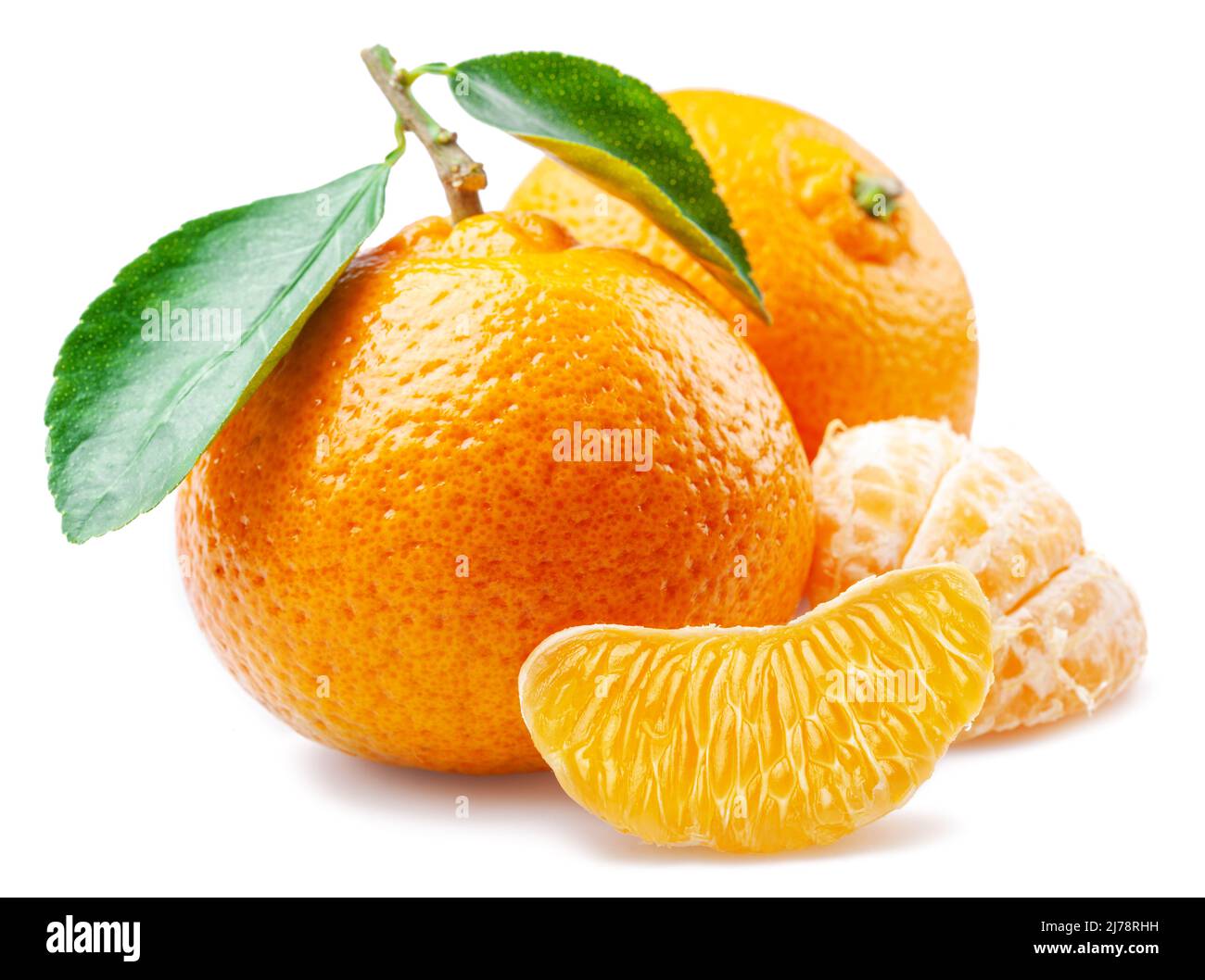 Tangerine tree green fruits Cut Out Stock Images & Pictures - Alamy