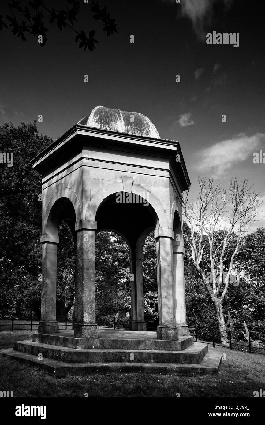parkland historic gazeebo sheringham north norfolk england Stock Photo ...