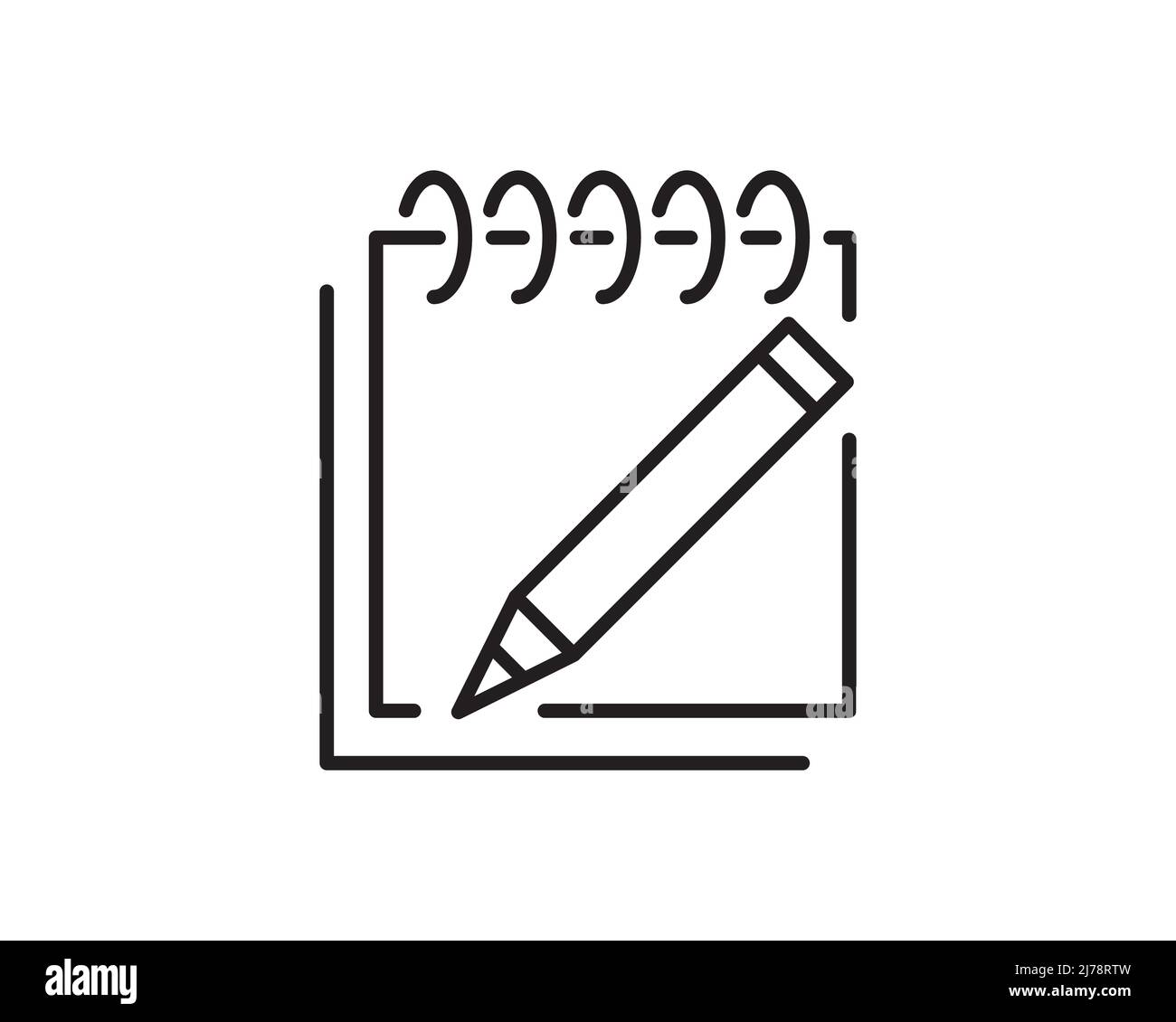 Note icon vector sign. Paper message or document page. Notice doc sheet ...