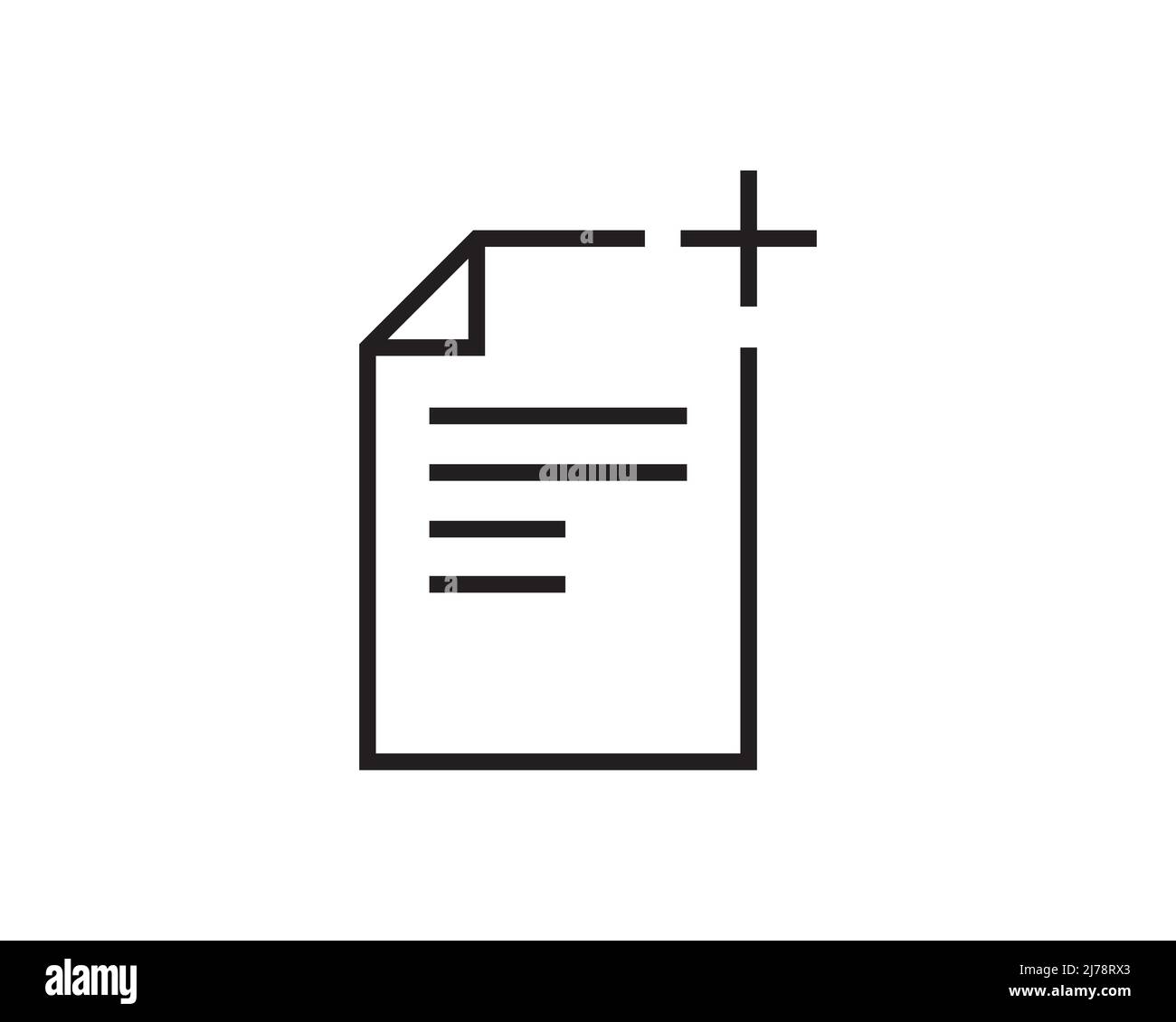 Note icon vector sign. Paper message or document page. Notice doc sheet ...