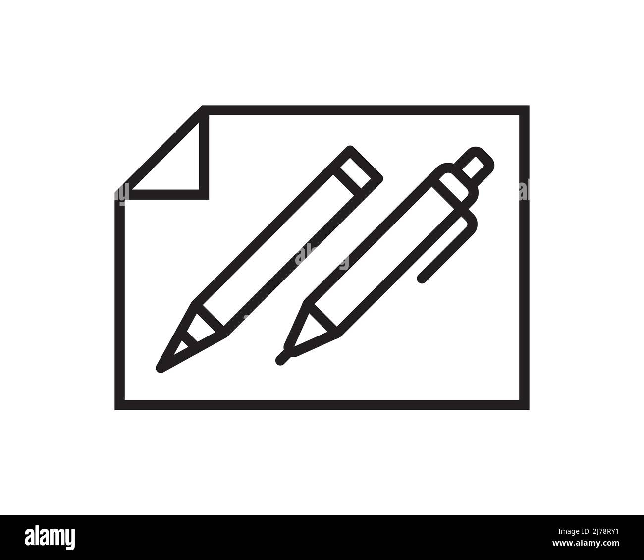 Note icon vector sign. Paper message or document page. Notice doc sheet ...