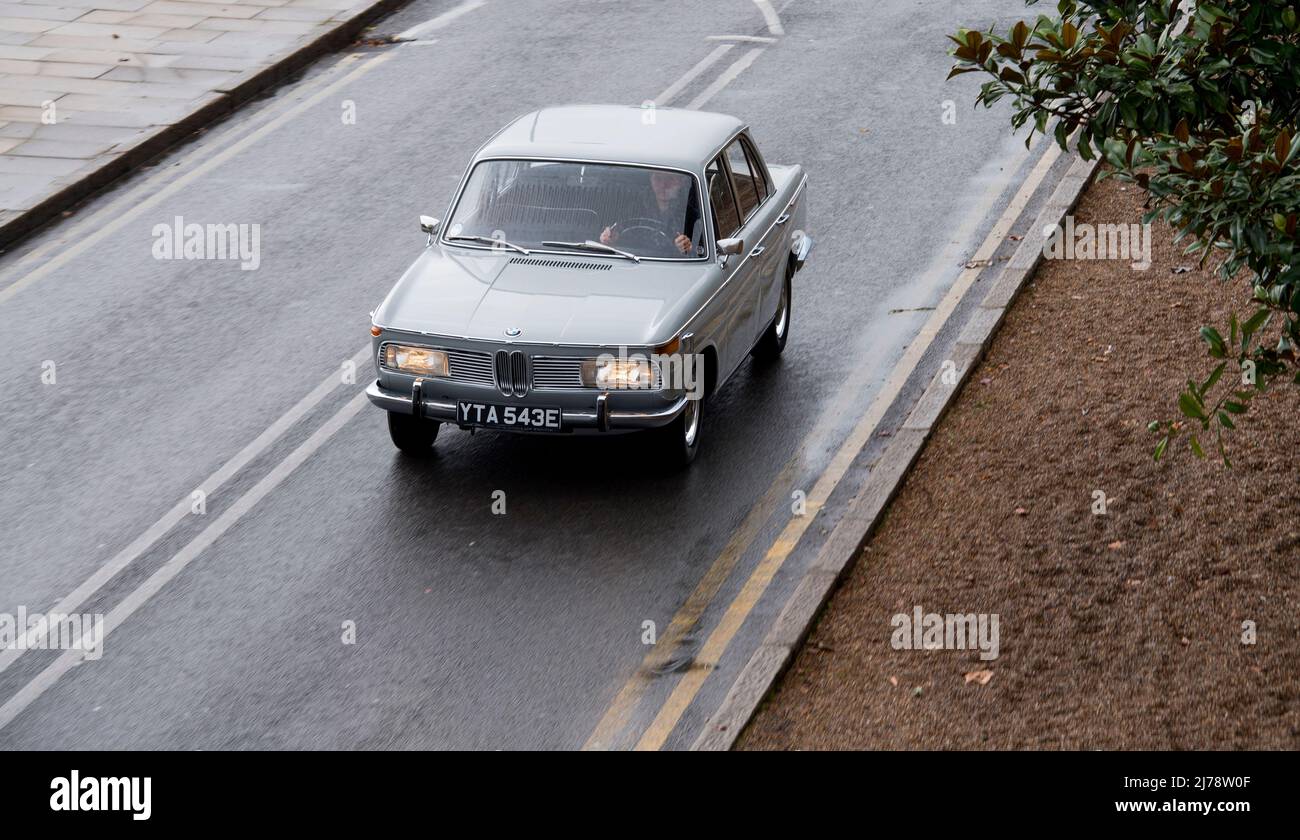 1967 BMW 2000 classic German saloon car Stock Photo - Alamy