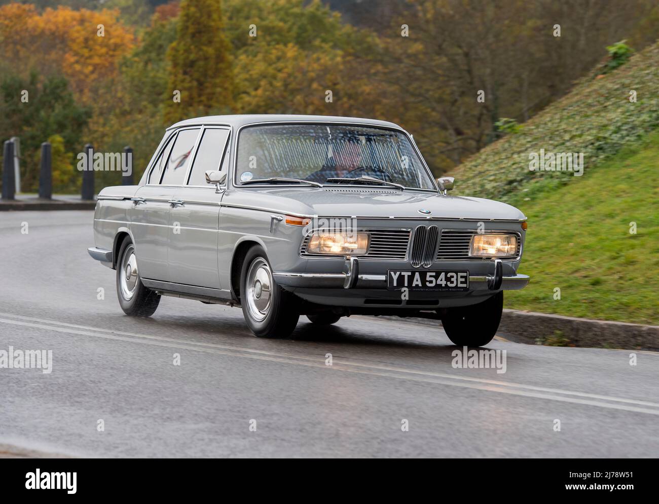 1967 BMW 2000 classic German saloon car Stock Photo - Alamy