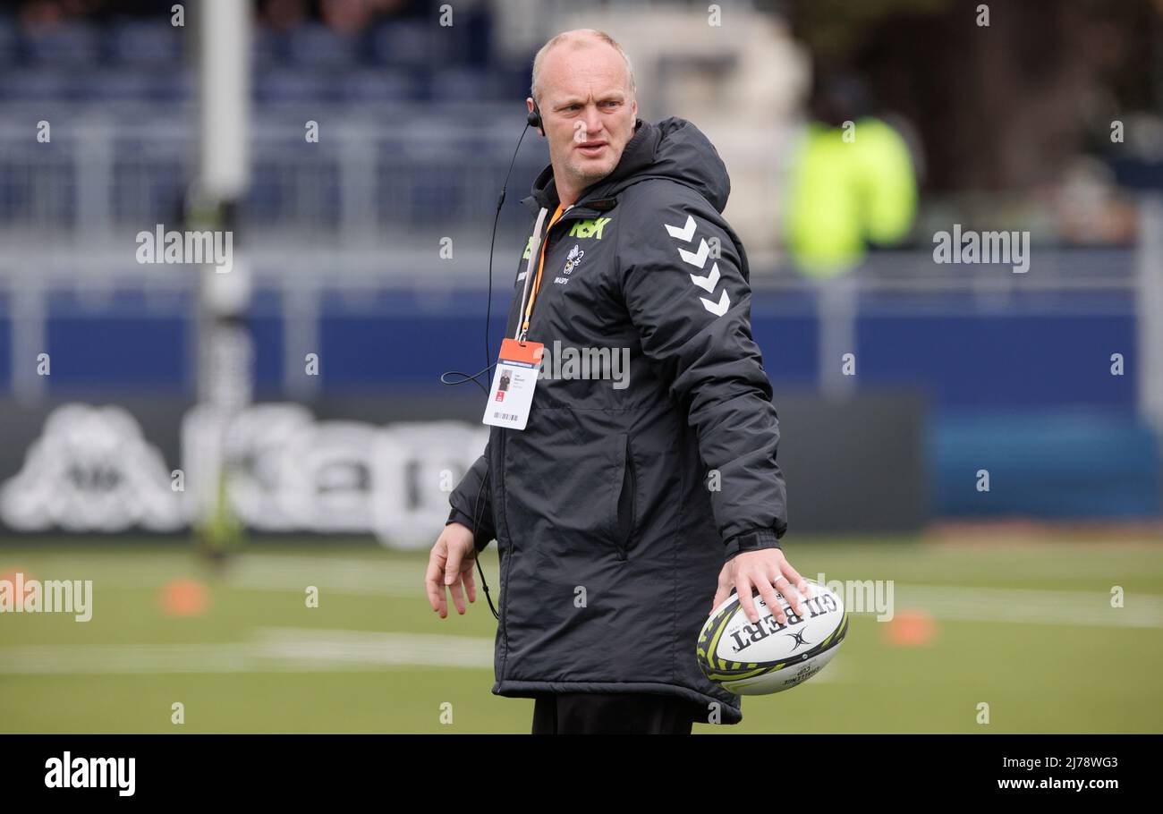 Wasps head Coach Lee Blackett during the EPCR Challenge Cup Quarter ...