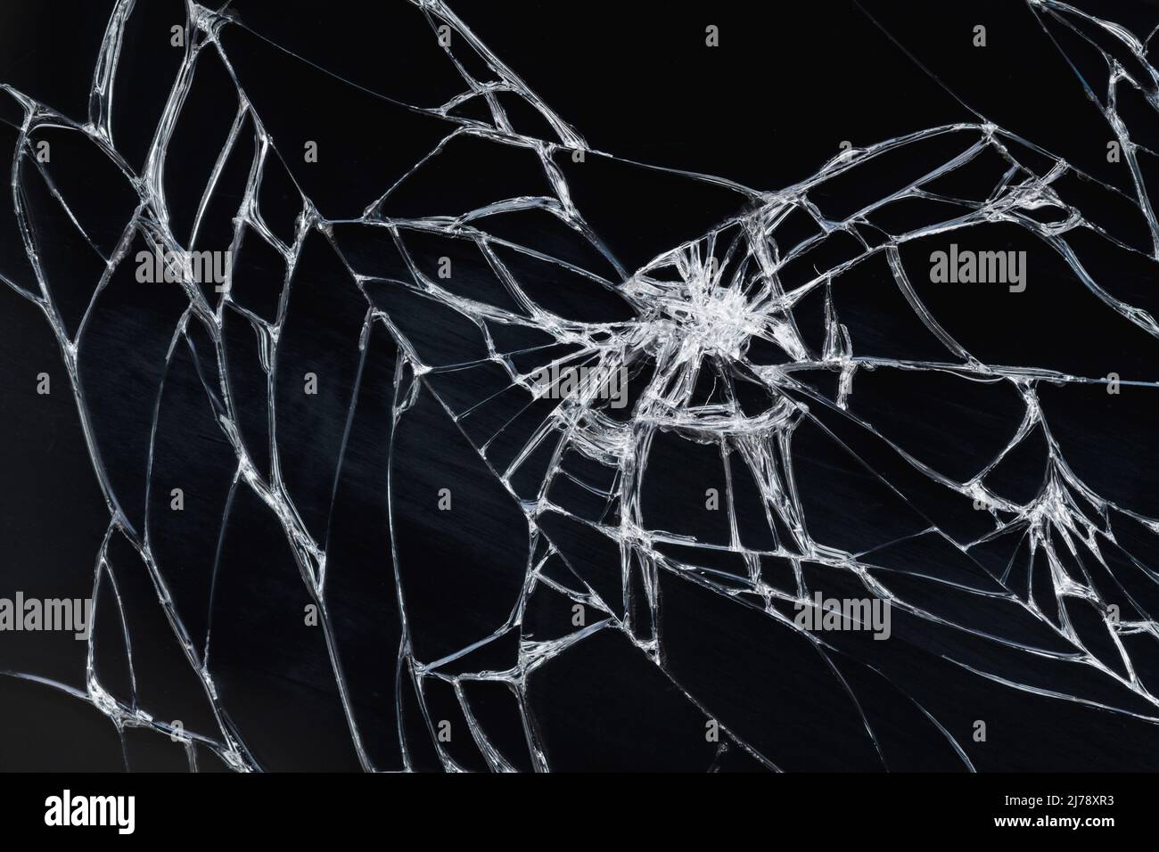 Broken display screen - white lines on black background, design element ...