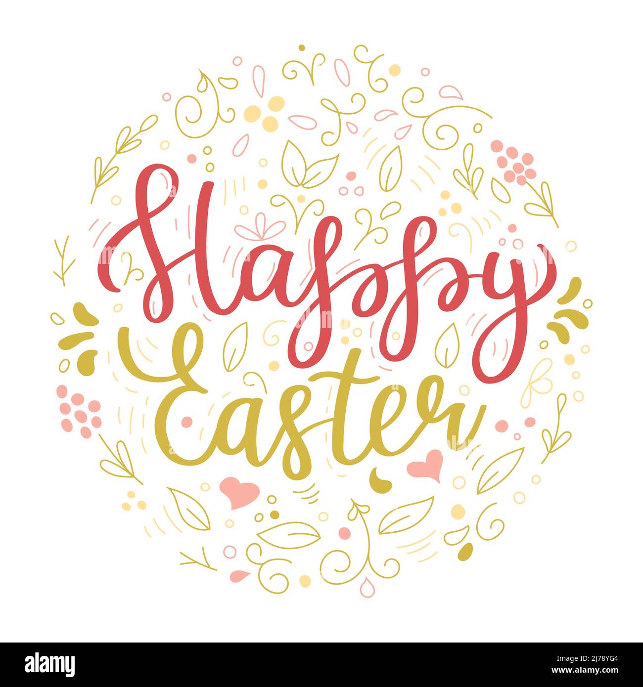 Happy easter spring card hi-res stock photography and images - Alamy