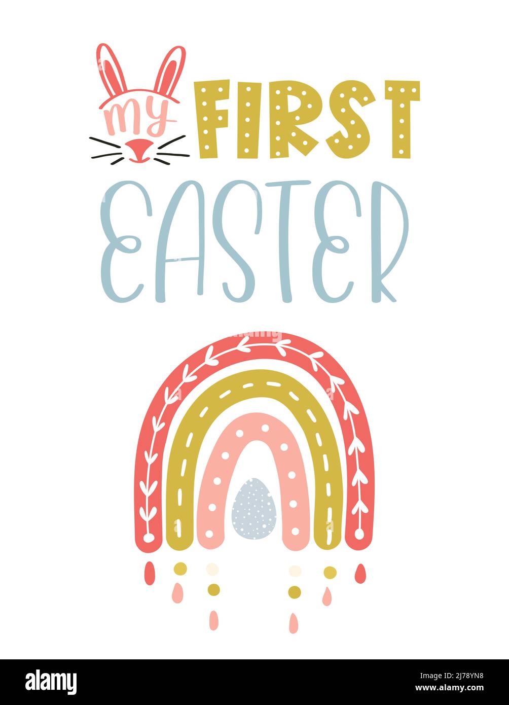 Cute baby printing on Stock Vector Images - Alamy