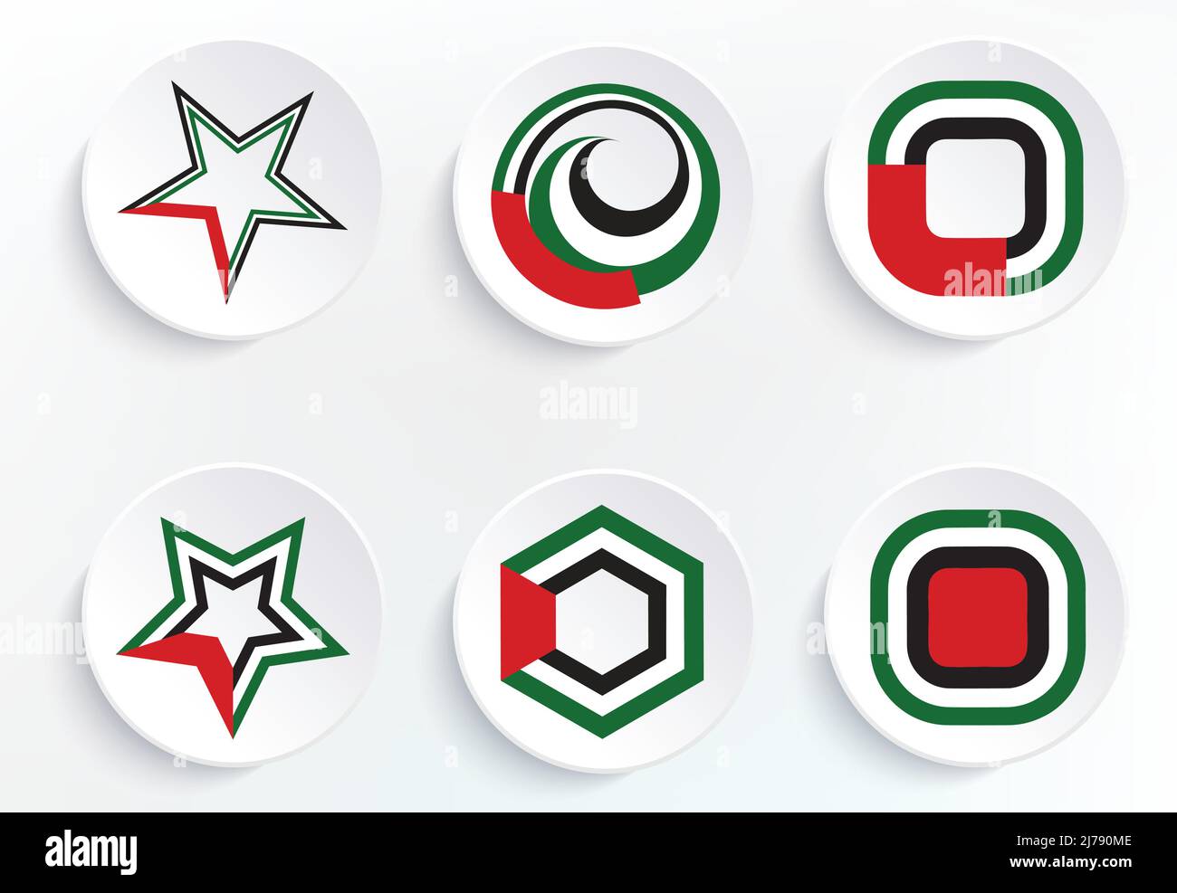 Uae flag Stock Vector Images - Alamy