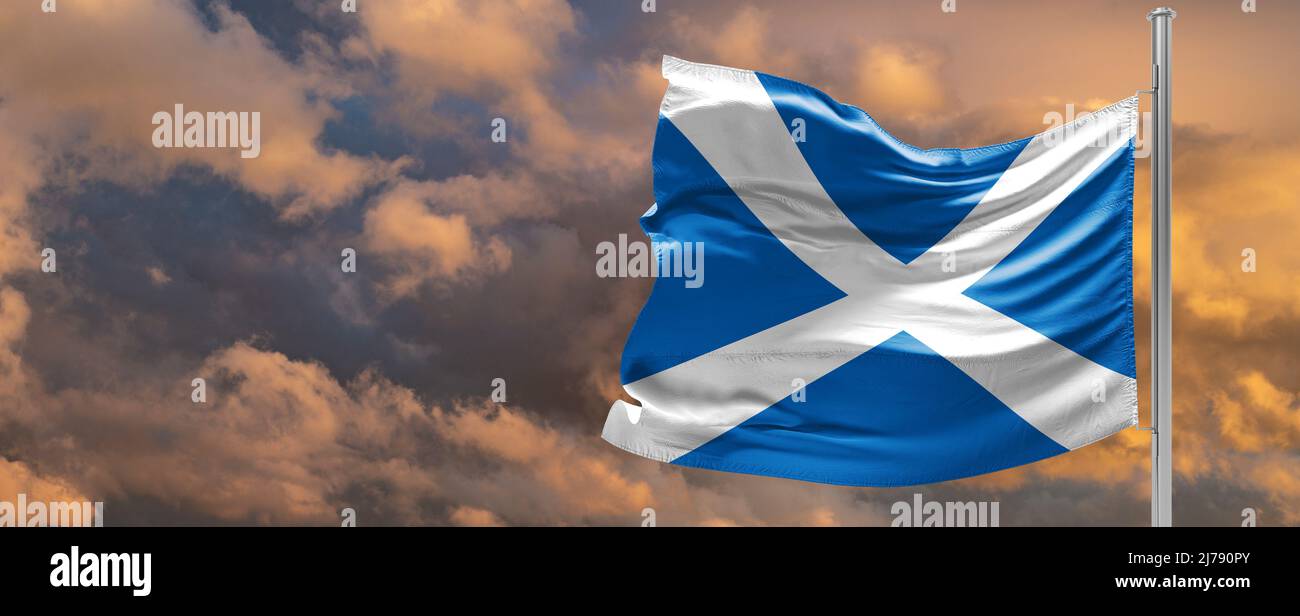The flag of Scotland Scottish Gaelic: bratach na h-Alba Scots: Banner o ...