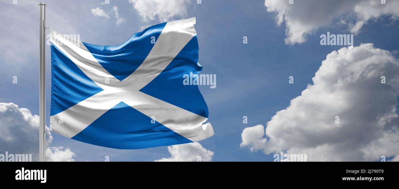 The flag of Scotland Scottish Gaelic: bratach na h-Alba Scots: Banner o ...