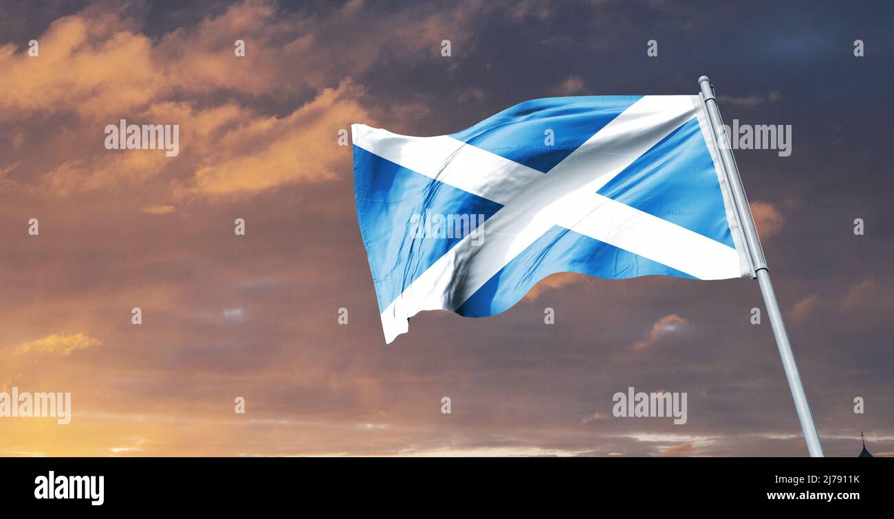 The flag of Scotland Scottish Gaelic: bratach na h-Alba Scots: Banner o ...