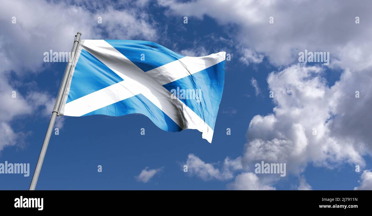 The flag of Scotland Scottish Gaelic: bratach na h-Alba Scots: Banner o ...