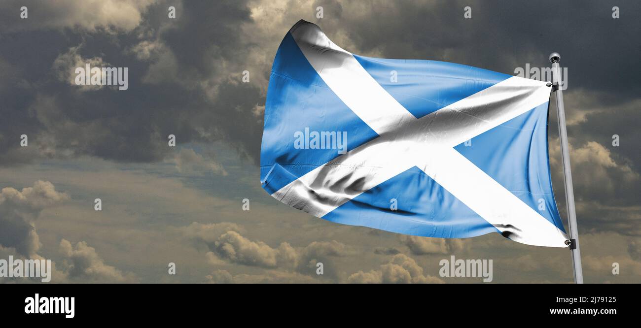 The flag of Scotland Scottish Gaelic: bratach na h-Alba Scots: Banner o ...