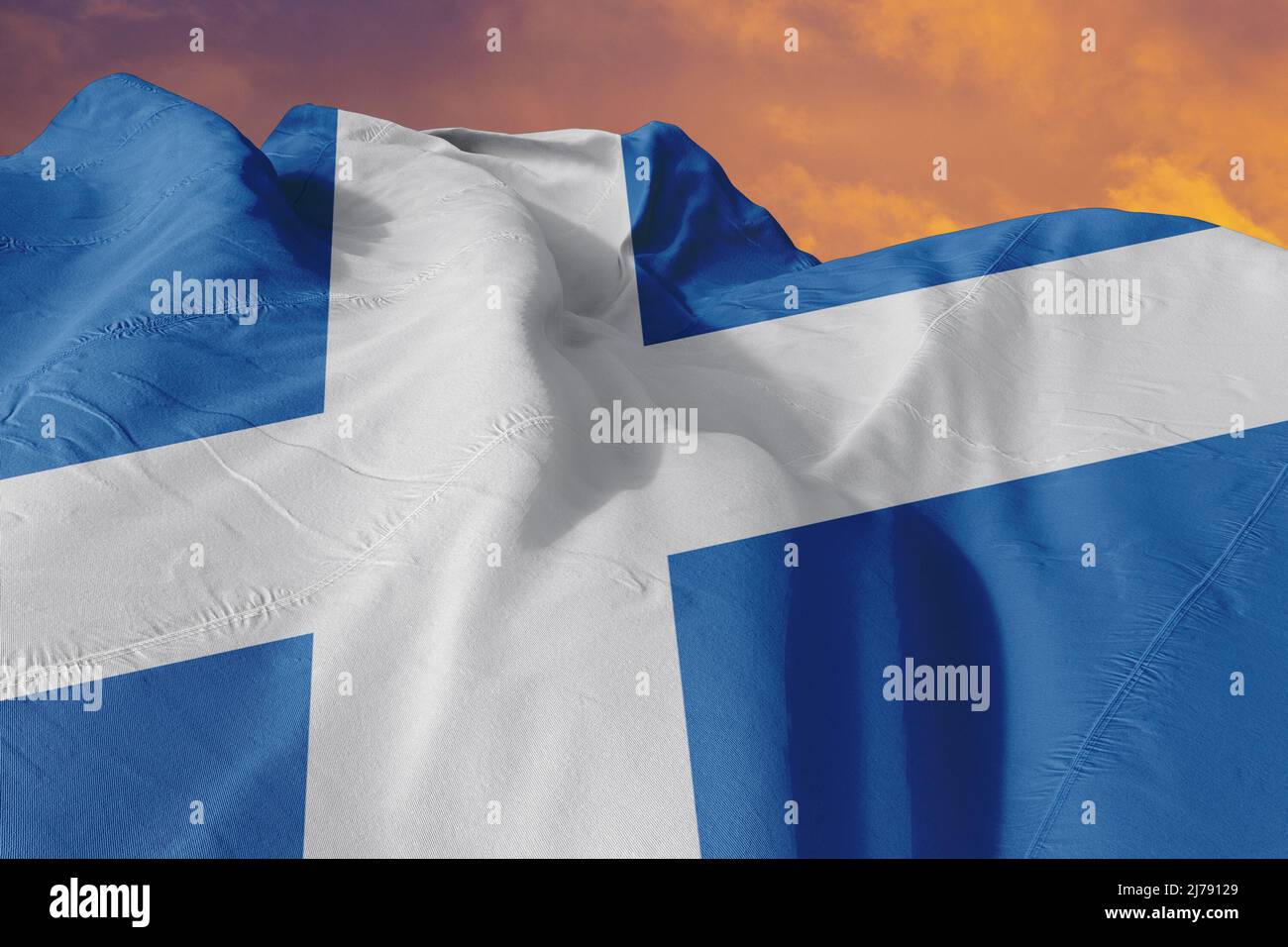 The flag of Scotland Scottish Gaelic: bratach na h-Alba Scots: Banner o ...