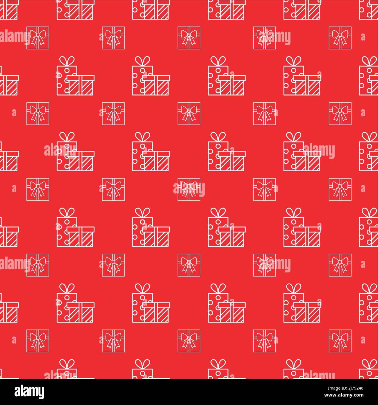 Vector Red seamless pattern. Repeating geometric Stock Vector Image & Art - Alamy