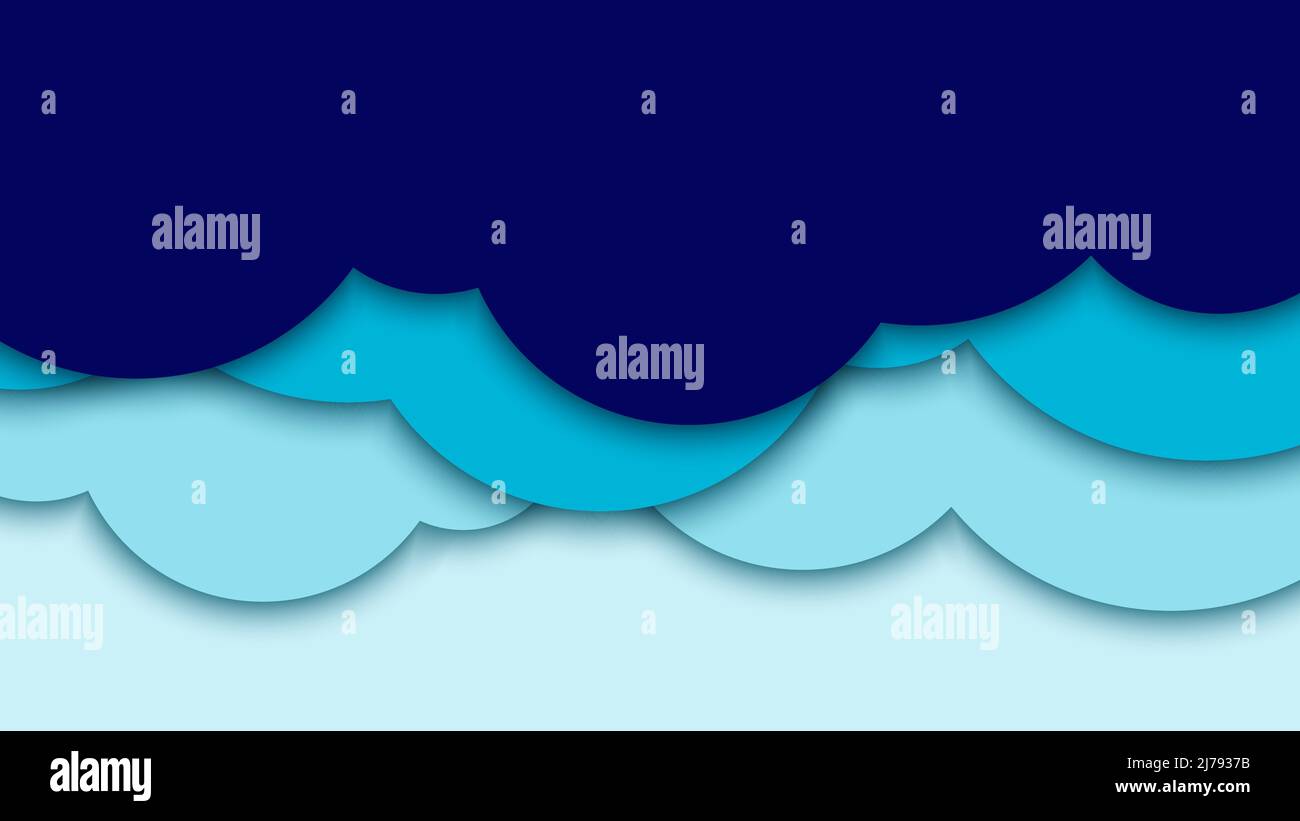 Blue space heaven paradise Stock Vector Images - Alamy